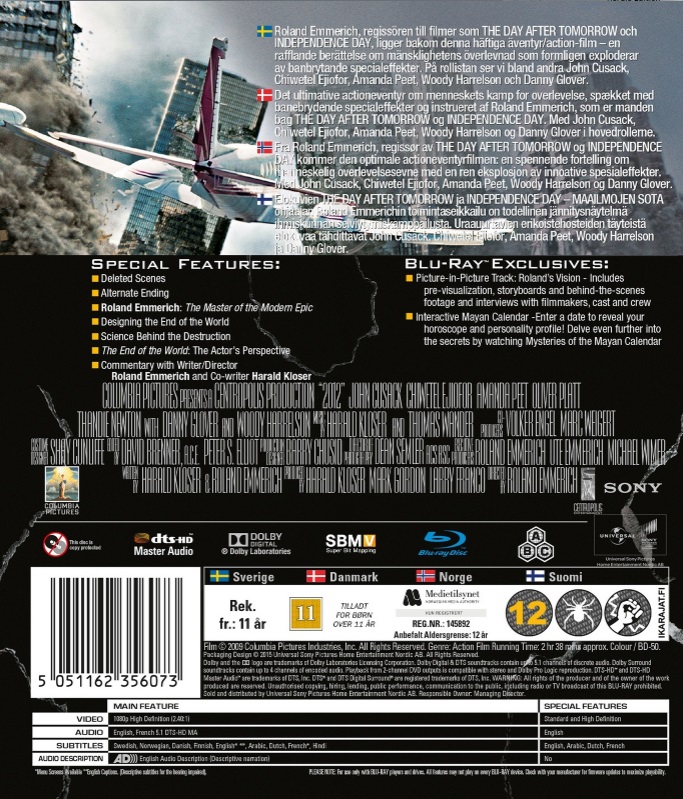 2012 Blu Ray