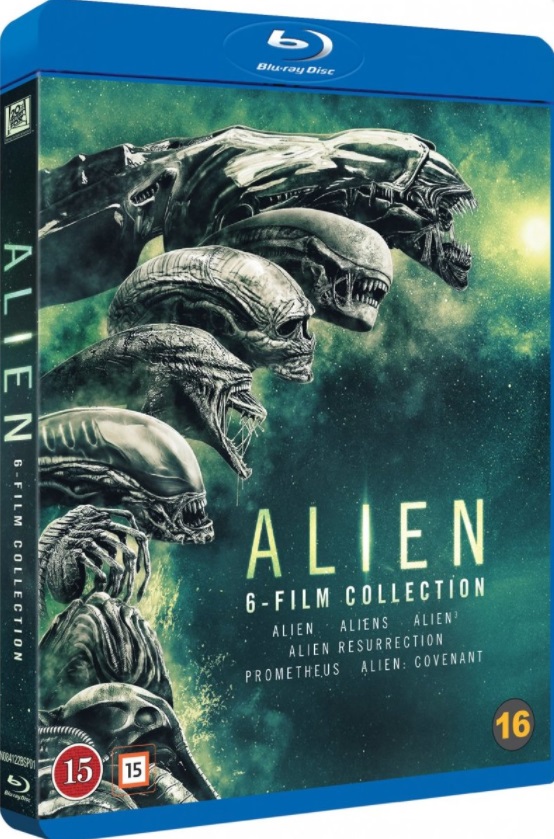 Alien 6 Film Collection Blu ray - Boksit ja TV sarjat - Future Movie Shop