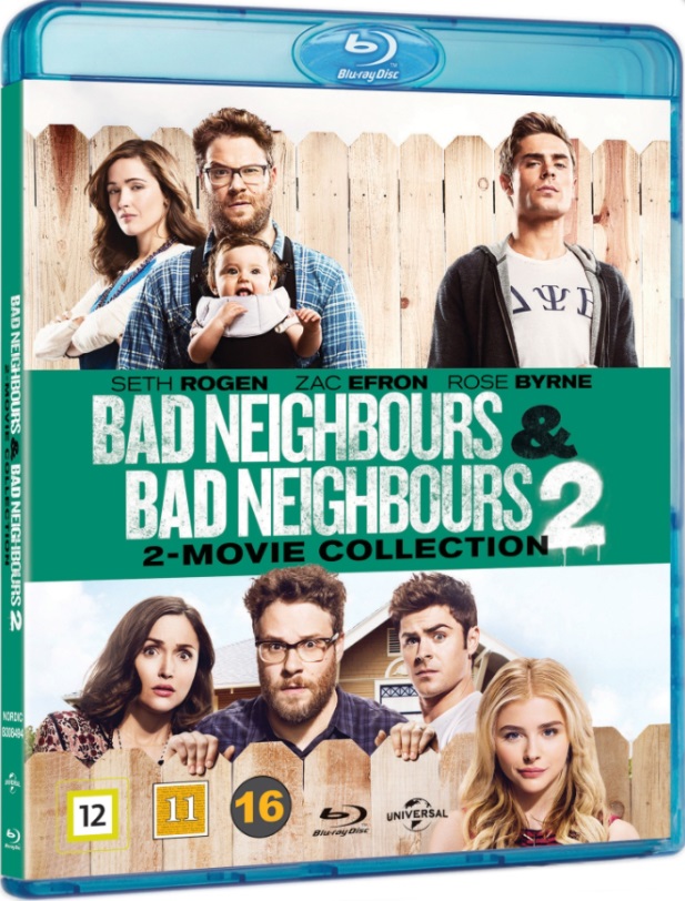 Bad Neighbours 1 and 2 Blu Ray - Blu Ray - Future Movie Shop