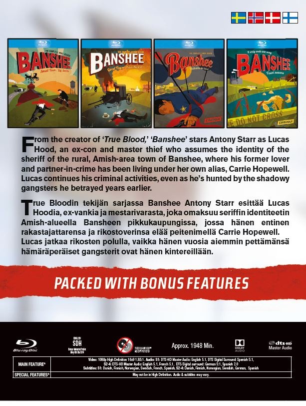 Banshee The Complete Series Blu Ray - Boksit ja TV sarjat - Future ...