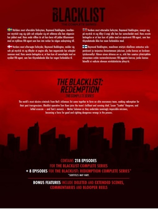 The Blacklist The Complete Series DVD