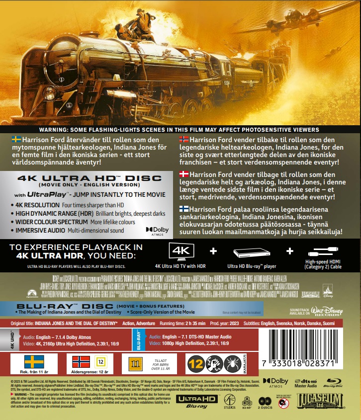 Indiana Jones and the Dial of Destiny 4K