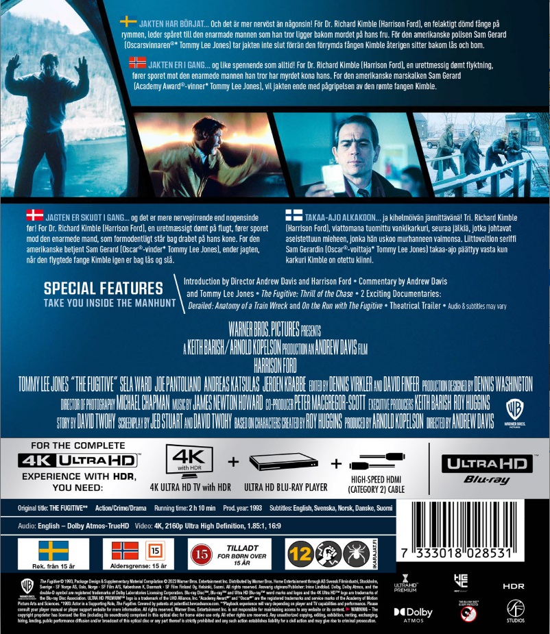 The Fugitive 4K UHD