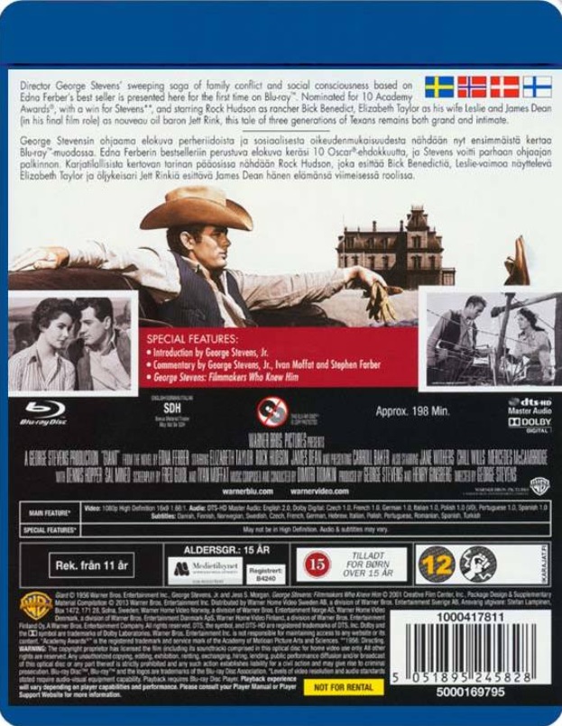 Giant (1956) Blu Ray - Blu Ray - Future Movie Shop