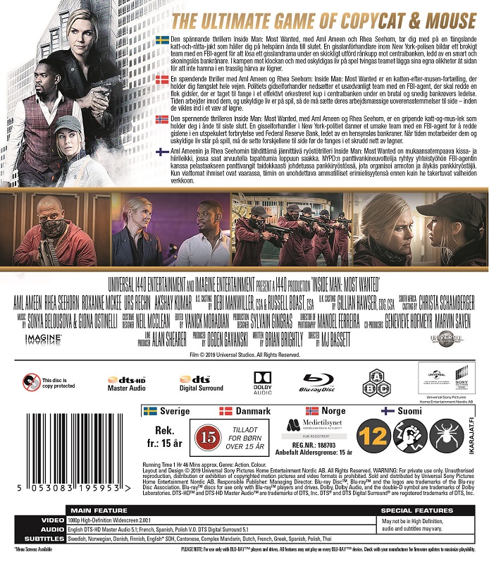 Inside Man Most Wanted Blu ray - Blu Ray - Future Movie Shop