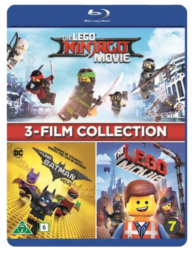 LEGO 3-Film Collection Blu Ray - Boksit ja TV sarjat - Future Movie Shop