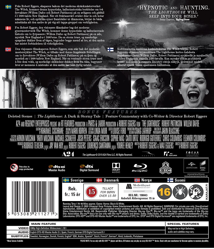 The Lighthouse Blu Ray - Blu Ray - Future Movie Shop