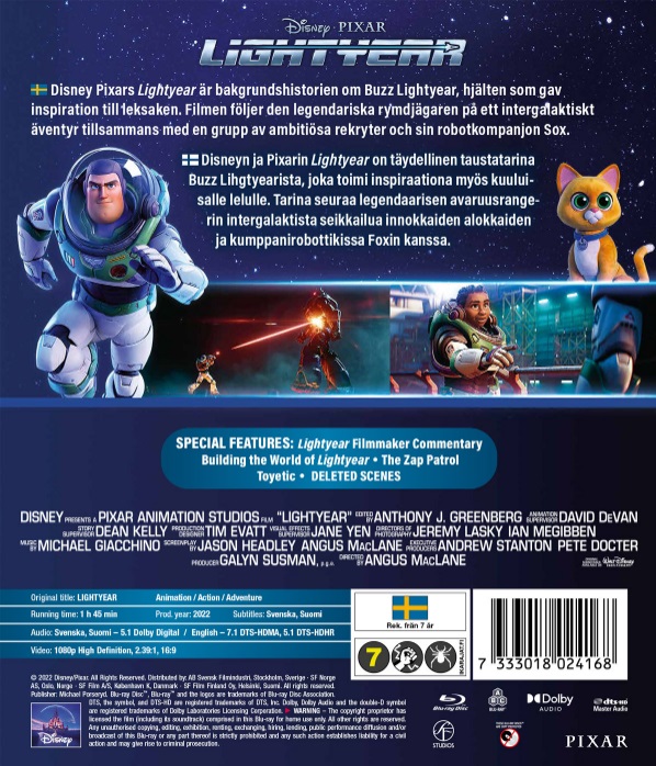 Lightyear (2022) Blu Ray