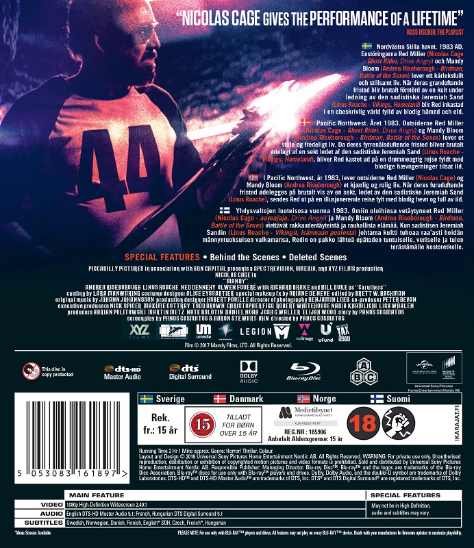 Mandy Blu Ray - Blu Ray - Future Movie Shop