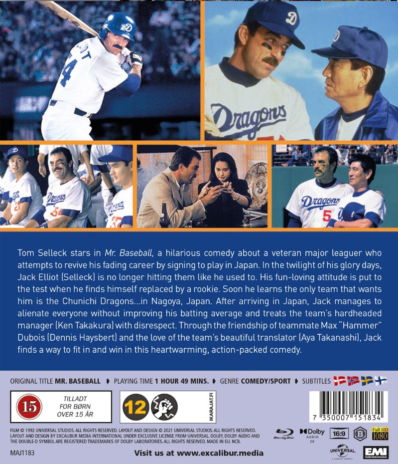 Mr. Baseball Blu Ray