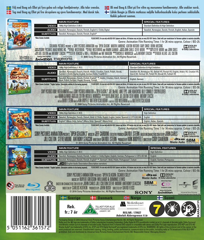 Open Season The Complete Collection Blu Ray - Blu Ray - Future Movie Shop