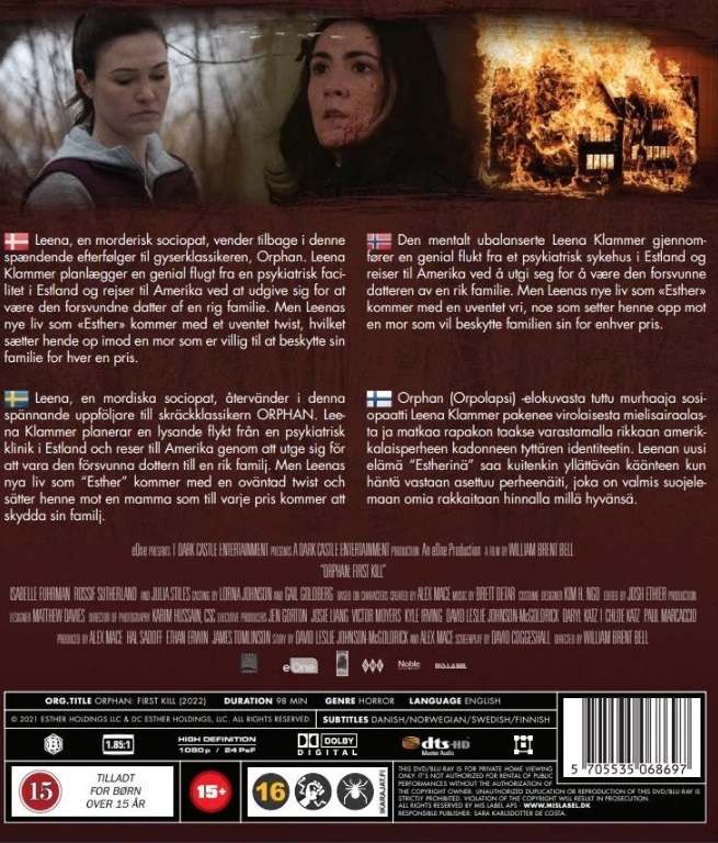 Orphan: First Kill Blu Ray