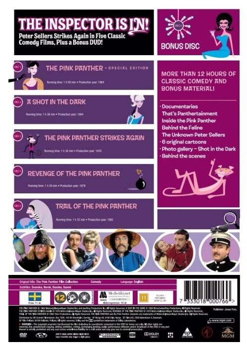 Pink Panther Film Collection DVD