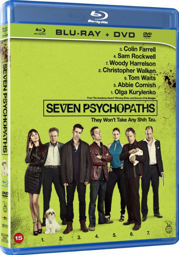 Seven Psychopaths Blu Ray