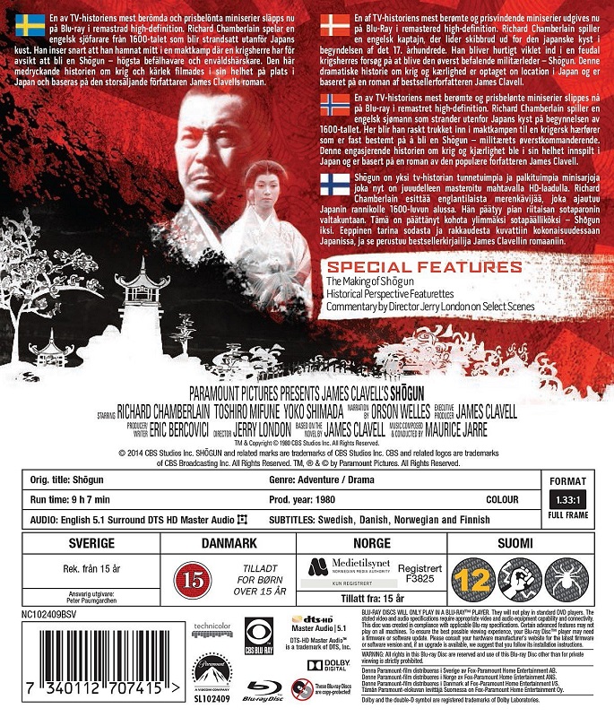 Shogun Blu Ray - Blu Ray - Future Movie Shop