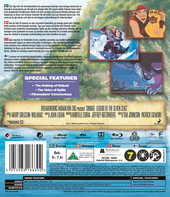 Sinbad Legend Of The Seven Seas Spike