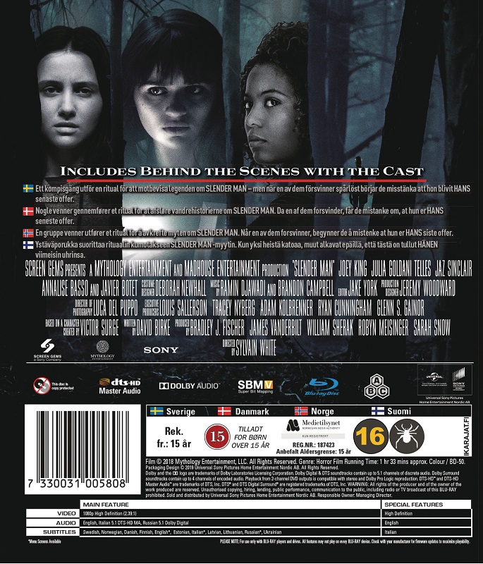 Slender Man Blu Ray - Blu Ray - Future Movie Shop