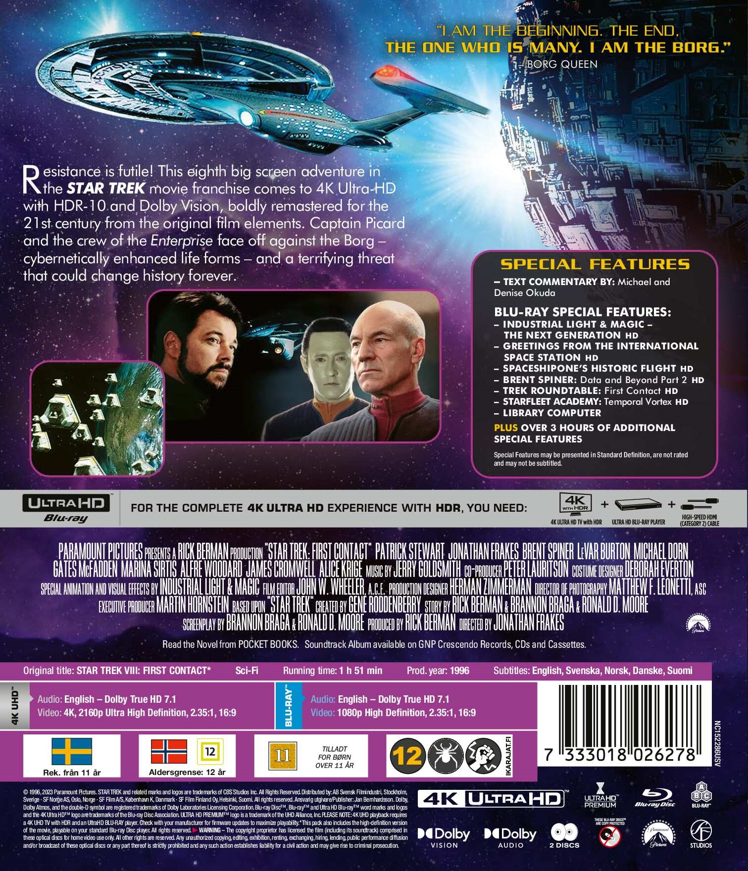 Star Trek VIII: First Contact 4K