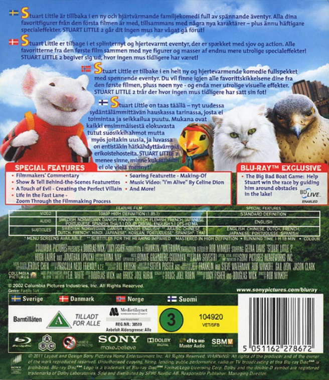 Stuart Little Blu Ray