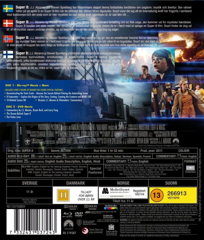 Super 8 Blu Ray