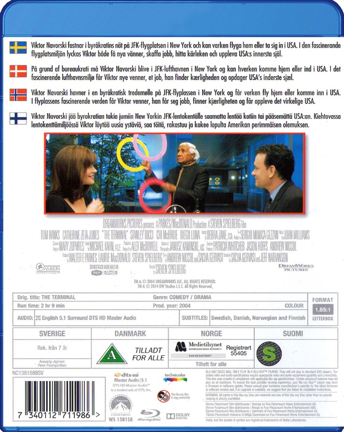 The Terminal Blu Ray