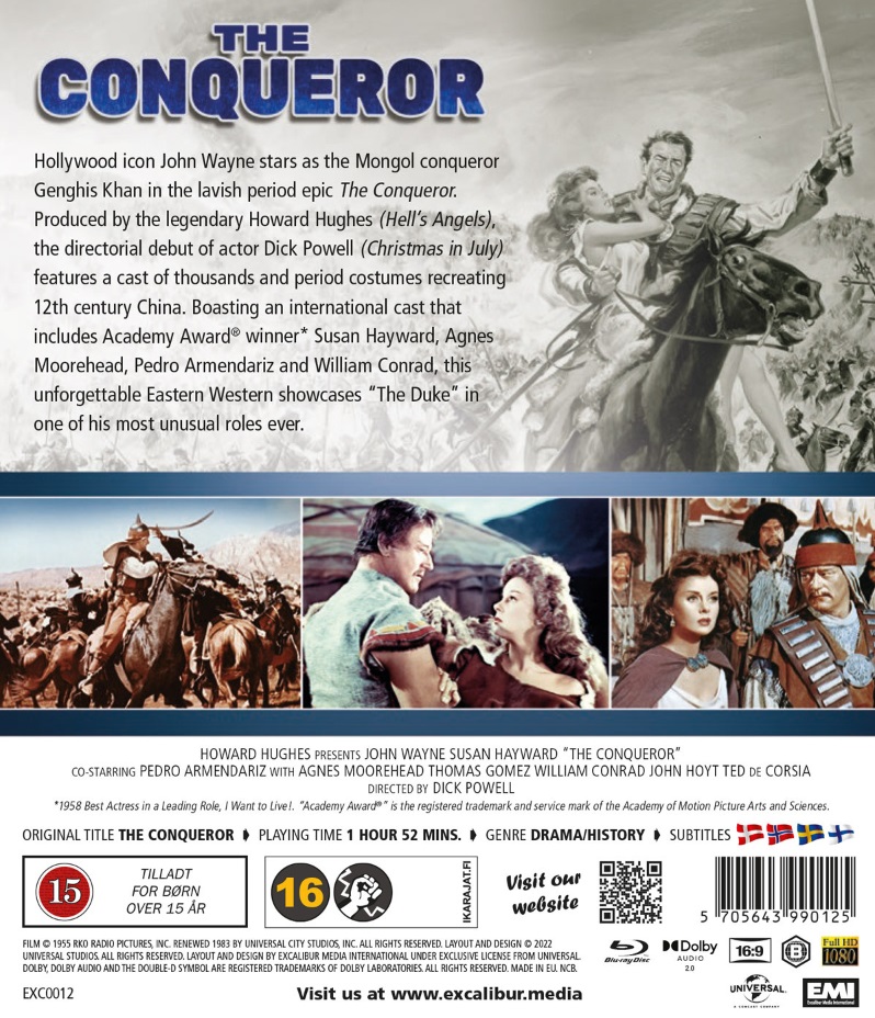 The Conqueror Blu Ray