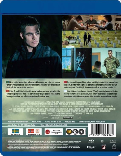 The Contractor Blu Ray