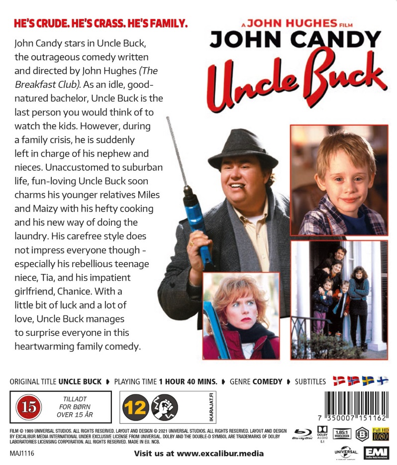 Uncle Buck Blu Ray