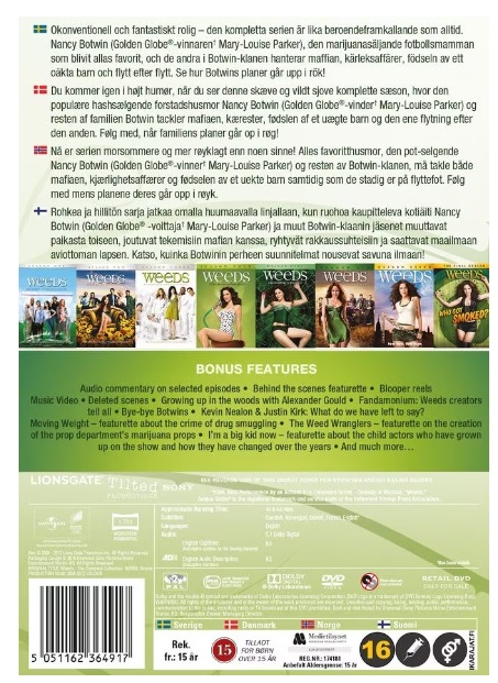 Weeds Complete Box Seasons 1-8 DVD